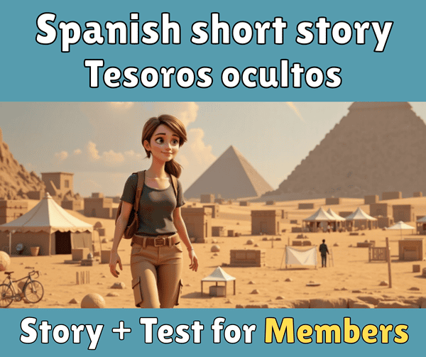 [PDF] Tesoros ocultos - Spanish story | Spanish Level